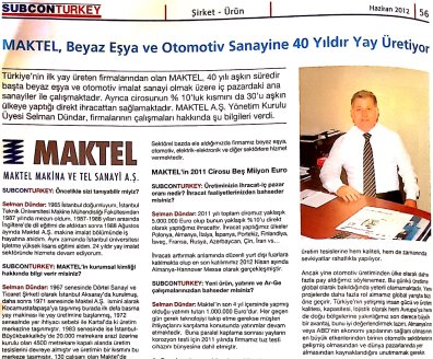 News - Maktel Makina ve Tel Sanayi A.Ş.